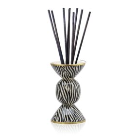 Ceramic Hourglass Safari zebra with Reed Diffuser - THANIYA1988